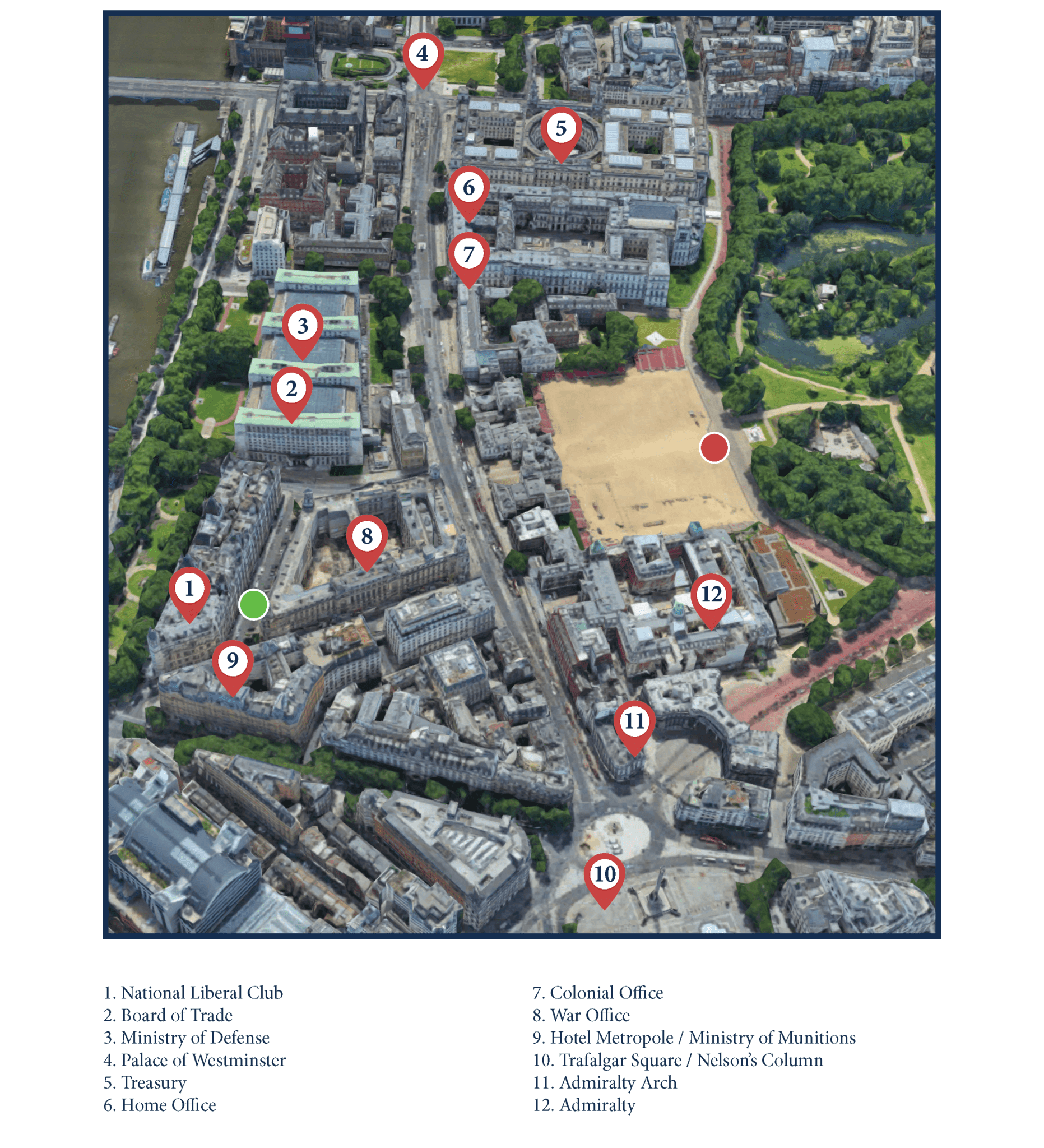 A Walking Tour of Winston Churchill's Historic Whitehall